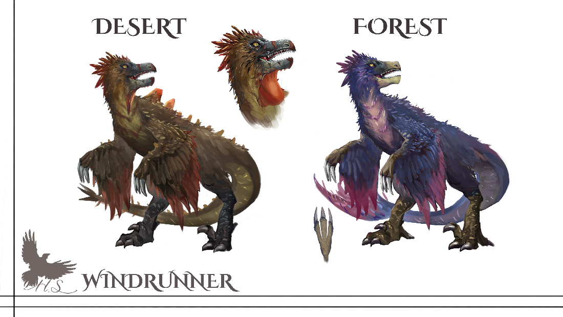 Windrunner Raptor | Caligo Mythology | H.S. Crow